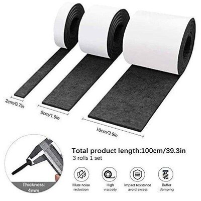 Self Adhesive Felt Polyester Felt Strip Roll Furniture Felt