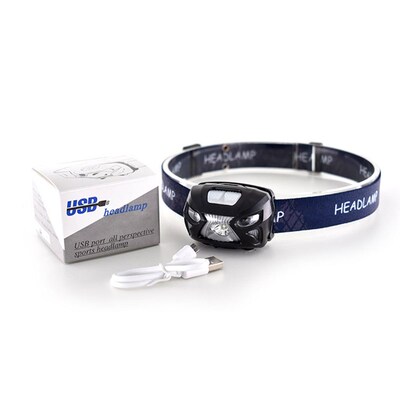 1200mAh Powerfull Headlamp LED Light Infrared Sensor Contro