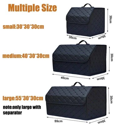 Car Trunk Organizer Box Large Capacity Auto Multiuse Tools S