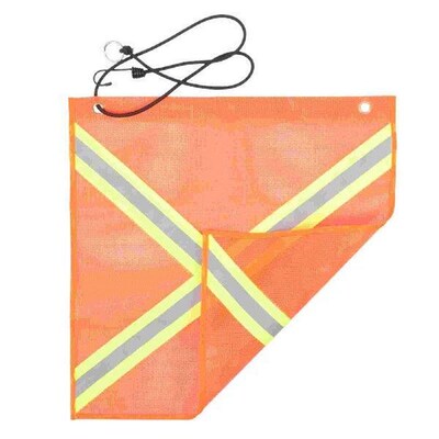 Safety Flag with Bungee Rope Hanging Flags for Trucks