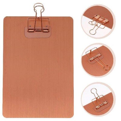 A5 Note Splint Clip Board Writing Paperboard Stainless