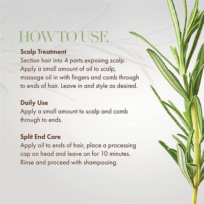 Hair Growth Essential Oil Rosemary Mint Hair Strengthening O