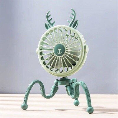 500mah Stroller Fan Personal Portable Handheld Baby Bed Car