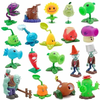 Plants vs Zombies 2 Playset Cactus Peashooter Coconut Cannon
