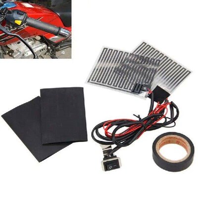 2pcs Motorcycle Heated Hand Grips Universal  Handlebar Hand