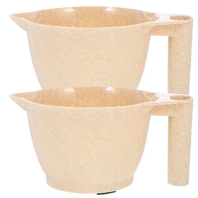 2 Pcs Hair Dye Bowl Tinting Tools and Accessories Colorful