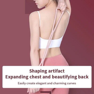 Sretch Strap Yoga 8-figure Tensioner Yoga Tool Open Back Pra