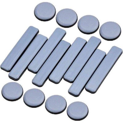 16 Pcs Furniture Glides PTFE Sliders Self-Adhesive