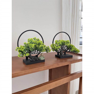 Artificial Plants Bonsai Small Tree Pot Fake Plant Flowers P