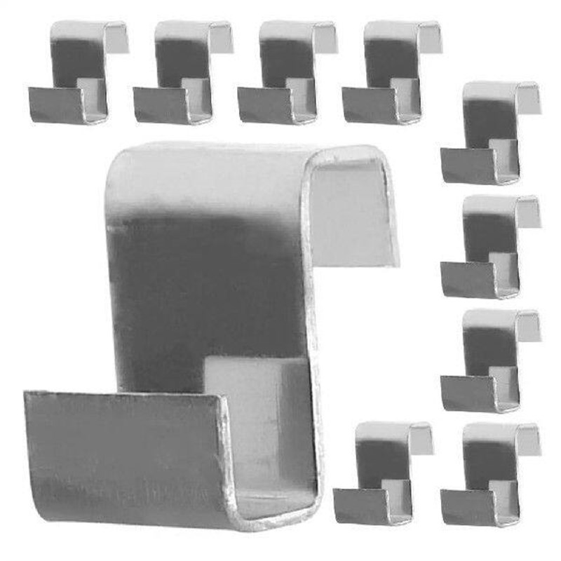 100pcs Greenhouse Fixing Clips Z-type Stainless Steel