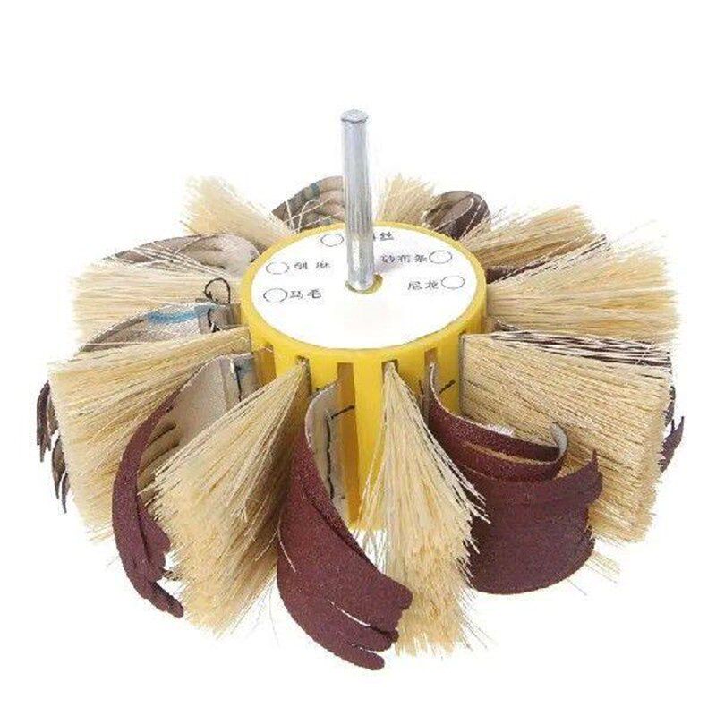 Shaft Mounted Sisal Emery Cloth Bristle Grinding Buffing