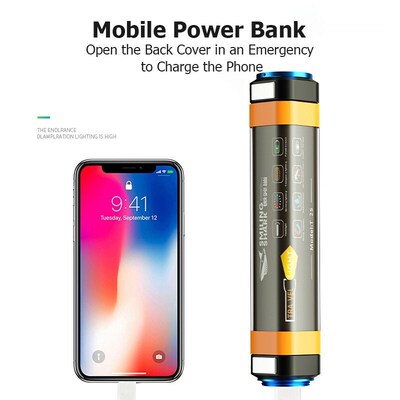 Rechargeable outdoor camping tent light emergency lighting