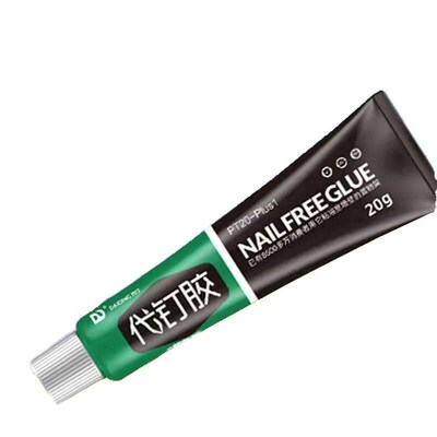 No-nail adhesive, a strong bonding alternative to nails, is