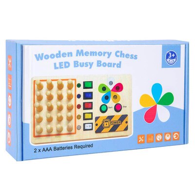 Chldren Montessor Electronc usy oard Kds LED Lght Sw