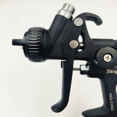 18上化壶式喷漆枪高雾车上壶家具面漆CLZ汽油漆喷枪钣3金喷漆