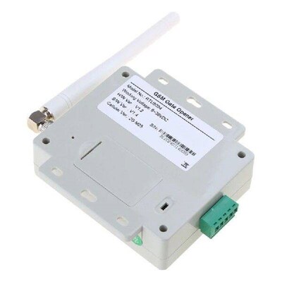 GSM Remote Control Gate Door Opener No Distance Limit White