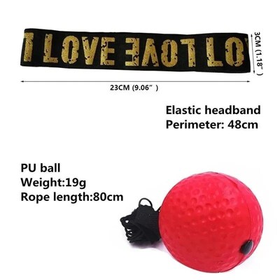 Punching Ball Boxing Reflex Ball with Head-mounted Fighting