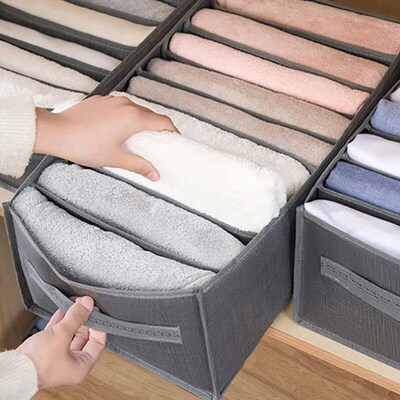 Clothes Organizer Trousers Clothes Jeans Storage Box Wardrob