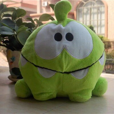 1pc 20cm Hot Game Cartoon Cut The Rope Om Nom green Frog Stu