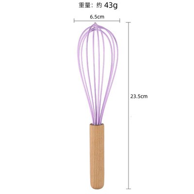 Factory Spot Color Hand-held Silicone Cream Whipper With Woo