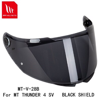 Replacement helmet face shield for MT THUNDER 4 SV helmet MT