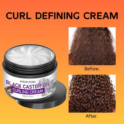 Curly Hair Styling Curling Cream Moisturizing Care 弹力素