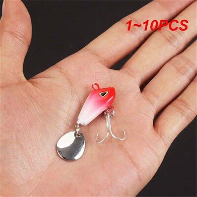 1~10PCS Small Fish Iron Plate VIB Luya Bait Long-range