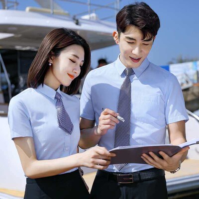 Non-ironing Mens Shirt Work Clothes Company Womens Mens B