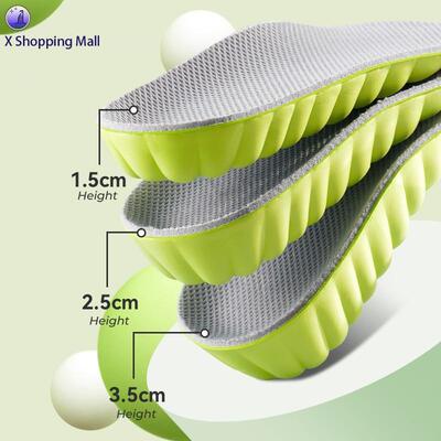 Anti-Fatigue+Heel+Lift+Pads+Daily+Height+Increase+Insoles