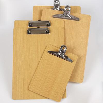 A4A5 wood folder clipboard writing plate clamp pad sketchpad