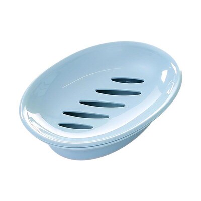 Double-layer draining soap dish for bathroom, large size, su