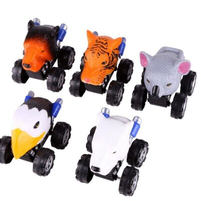 Dinosaur Car Triceratops Dinosaur Head Inertia Car Pullback