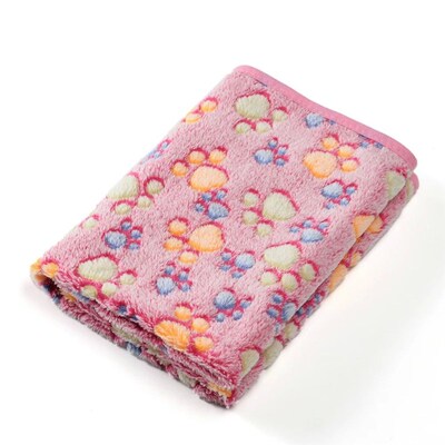 Warm Pet Cat Blanket Autumn Winter Cozy Thicken Fleece Kitte