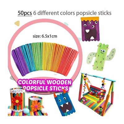 1000pcs Kids Crafts Art Supplies Kit Pipe Cleaners Pompoms F