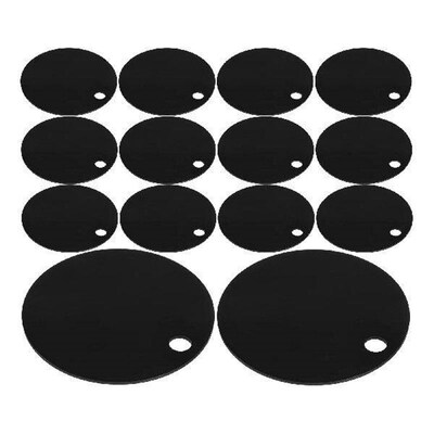 25 Pcs Aluminum Round Tag Badge Stamping Blank Dog Tags for