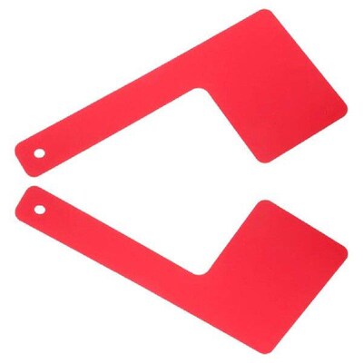 6 pcs  Decorative Acrylic Mailbox Flag Small Yard Mailboxes