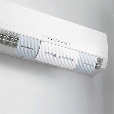 Adjustable Windshield Air Conditioning Baffle Shield
