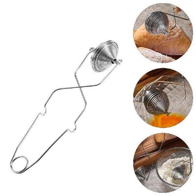 Baker S Dusting Wand Spring Duster Mesh Strainer Flour
