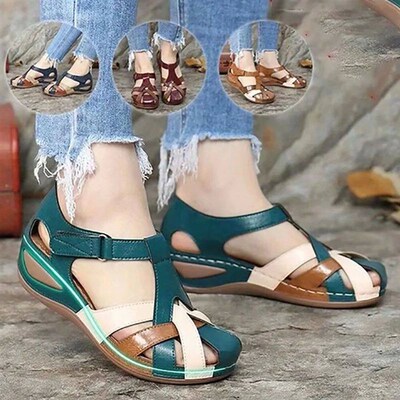 Female Sandals 2023 Summer Women Footwear Cross-tied Platfor