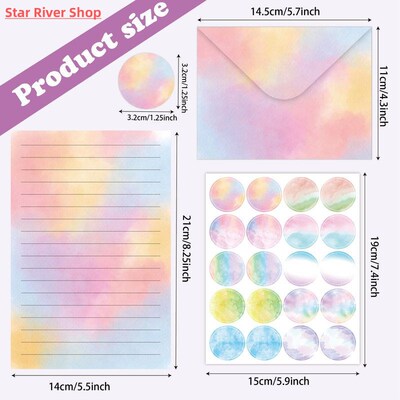 65pcs Retro Vintage Kraft Paper Envelopes Mini Cute Kawaii