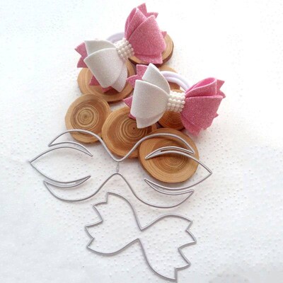 Beautiful Cutting Die Bow Template Metal Cutting Dies Scrapb