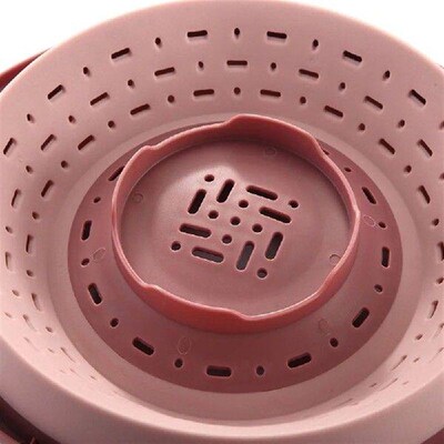 New Double Layer Draining Basket Multi-Functional Square