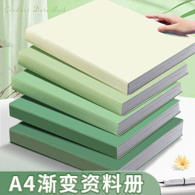 a4 clear book display file文件夹 document folders 资料夹多色