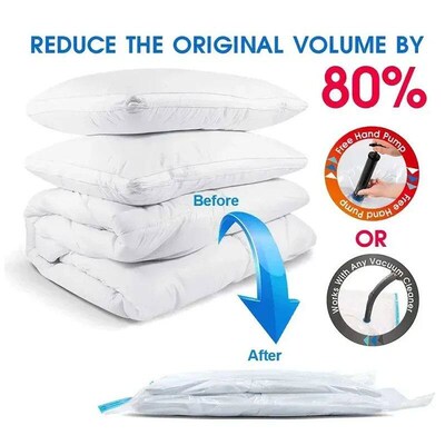Vacuum Packet Vacuum Sealer Bags for Clothes Travel Compress