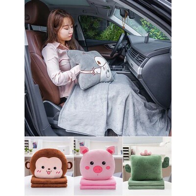 Pillow quilt dual-use pillow folding air conditioning blanke