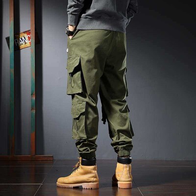 31306 Tooling Bunle Leg Haren Pants Mens Wie Leg Loose Plus