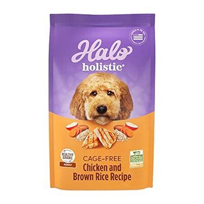 Halo Holistic Dog Food, Complete Digestive Health Cage-Fr