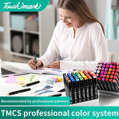 12-80 Colors Art Marker Alcohol Felt Pen Manga Sketching Mar