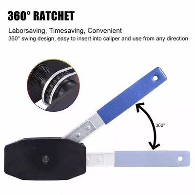 Car Ratchet Brake Piston Caliper Spreader Tool Steel Press S