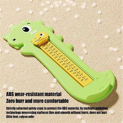 Portable Foot Measuring Device Cartoon Sliding Baffle Kids